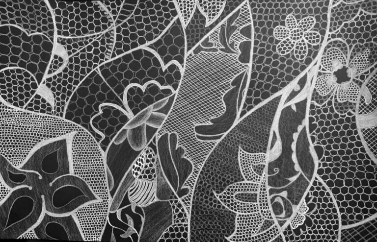 Lace Drawing - My Art Lesson