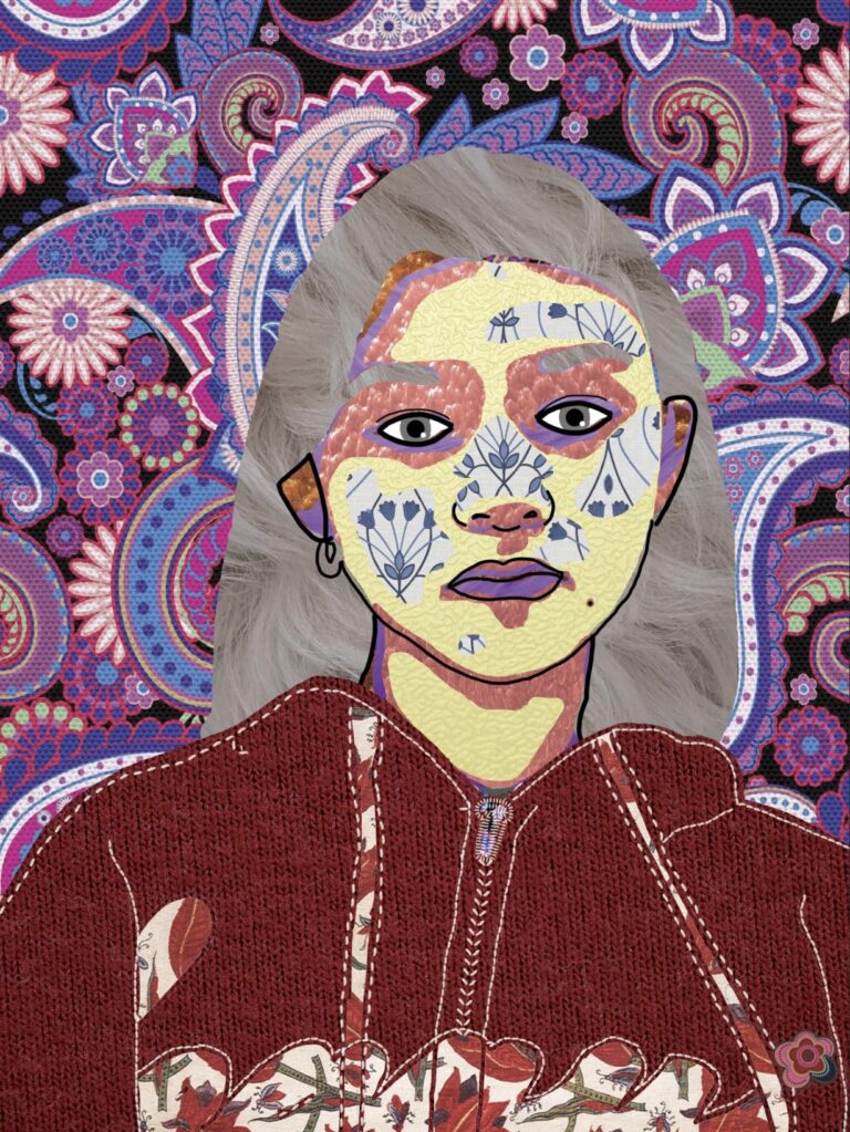 Bisa Butler Inspired Self Portrait Quilts - My Art Lesson