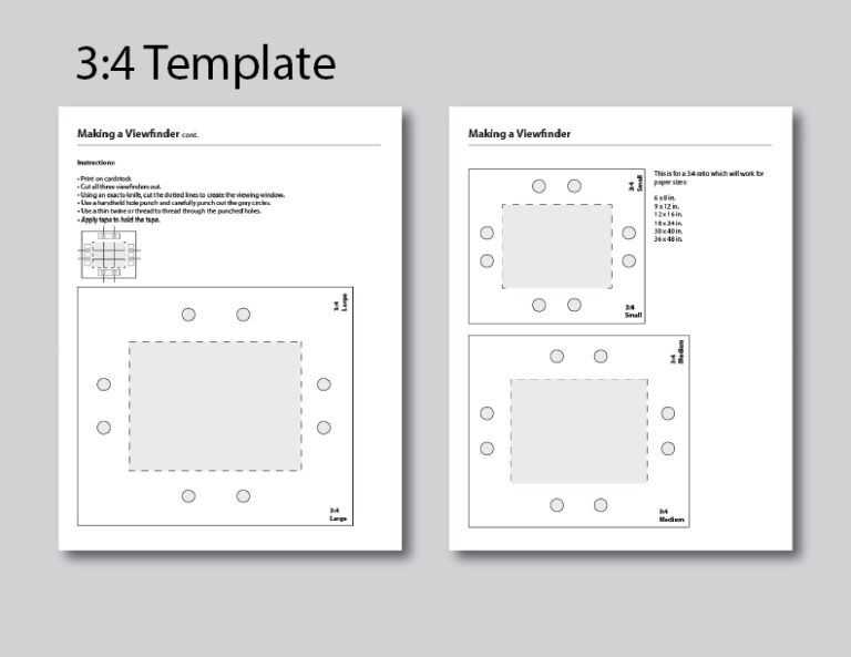 Viewfinders: Template and Directions - My Art Lesson