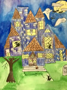 Haunted House - My Art Lesson