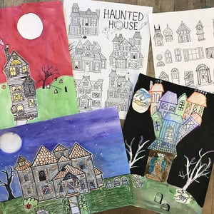 Haunted House - My Art Lesson