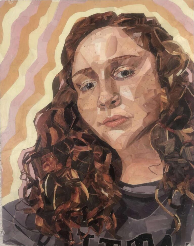 Collage Self Portrait - My Art Lesson