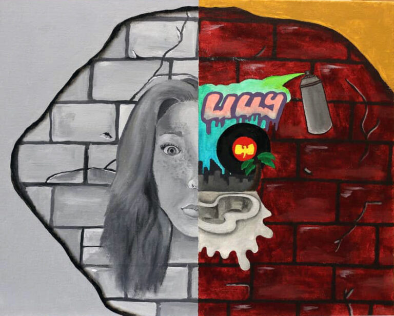 Split Self Portrait - My Art Lesson